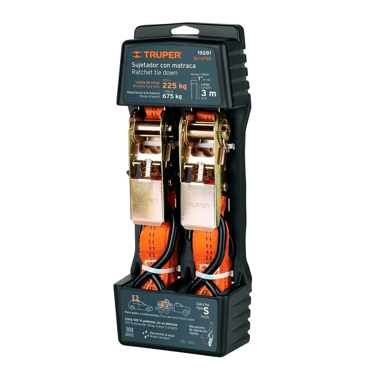 Eslingas Sujetadores Con Matraca 2 Pzas Truper 19281 – Torke