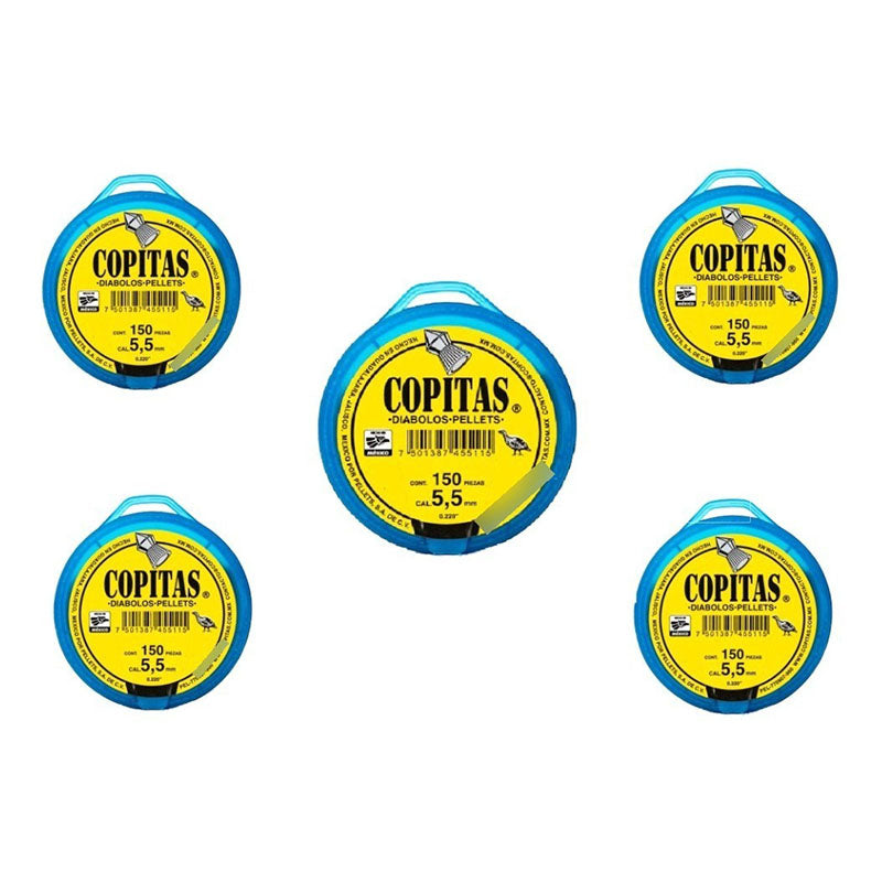 Diábolos Copitas Pellets Calibre 5.5 / 150 X Lata / 5 Latas – Torke
