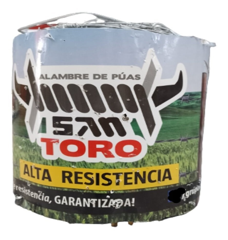 Alambre De Púas San Toro Calibre 15.5 Rollo De 300 Metros – Torke