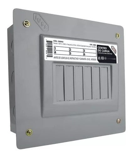 Centro De Carga De 6 Polos Para Empotrar Iusa – Torke