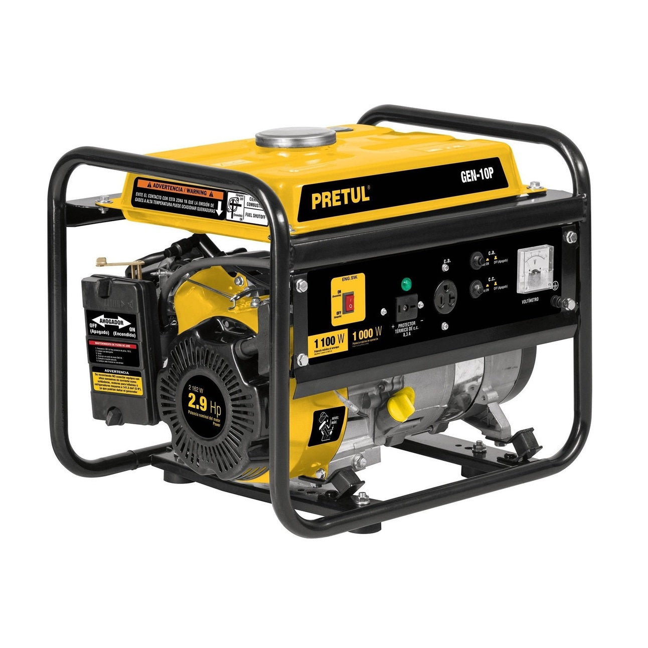 Generador Electrico Planta De Luz Pretul Gen-10p 120v 26033 – Torke