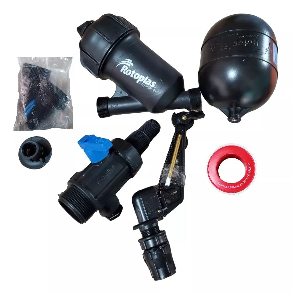 Kit de Accesorios Para Instalación De Tinaco O Cisterna Rotoplas – Torke
