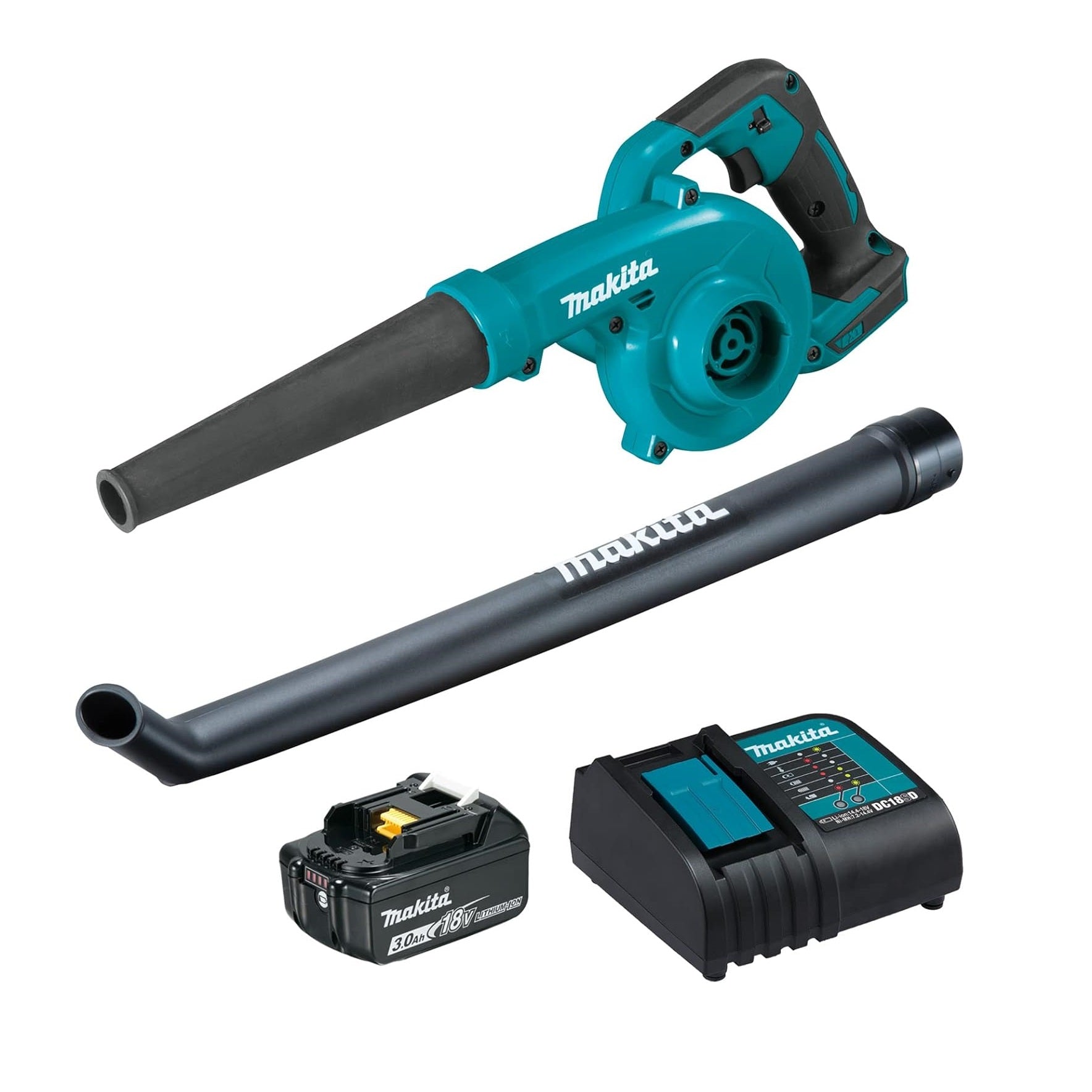 Sopladora Inalámbrica Batería Cargador 18V DUB185SFX1 Makita – Torke