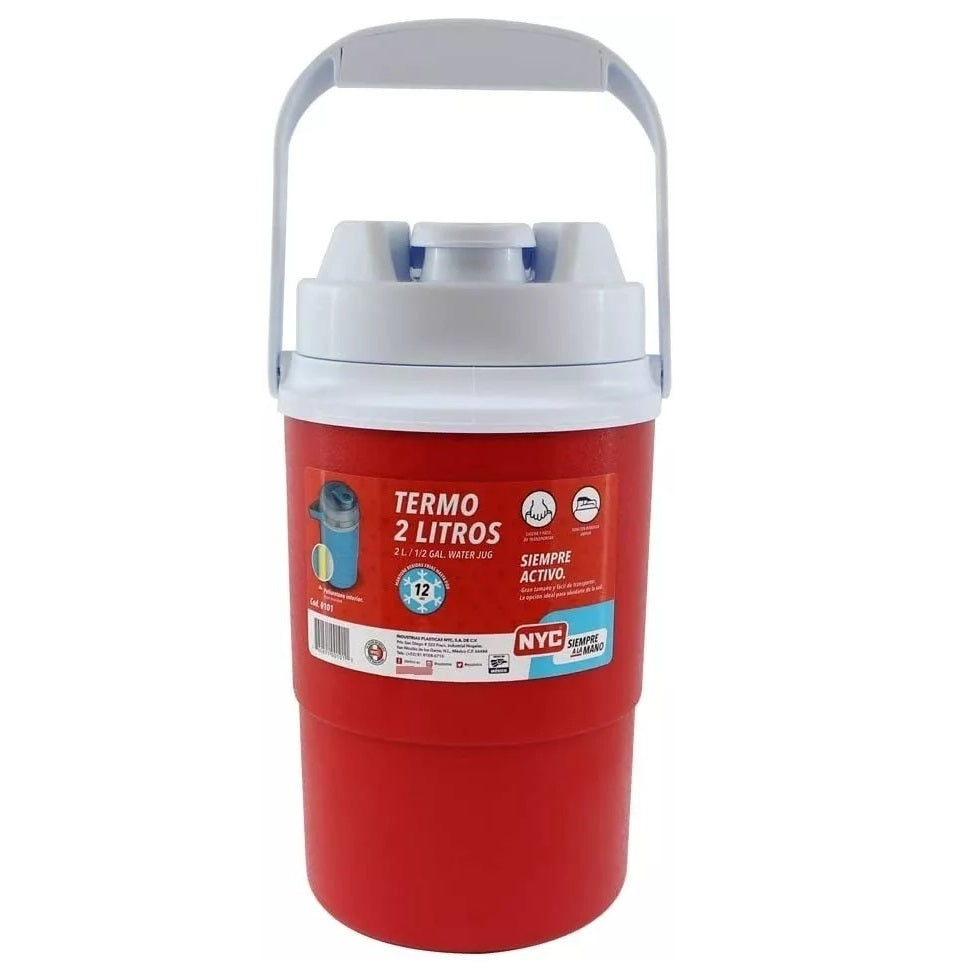 Termo De 1/2 Galón 2 Litros Nyc Classic – Torke