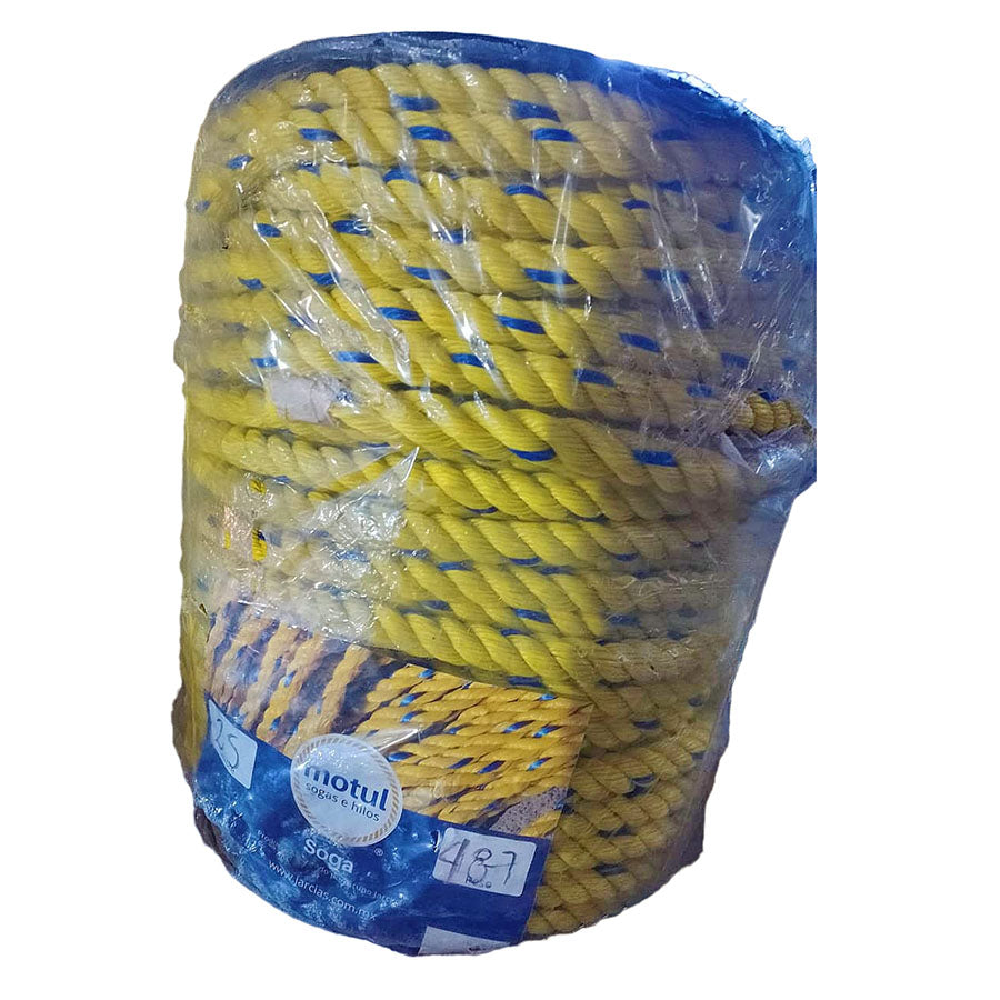 Cuerda Soga de Polipropileno 25mm 1 Pul Motul 10 Metros – Torke