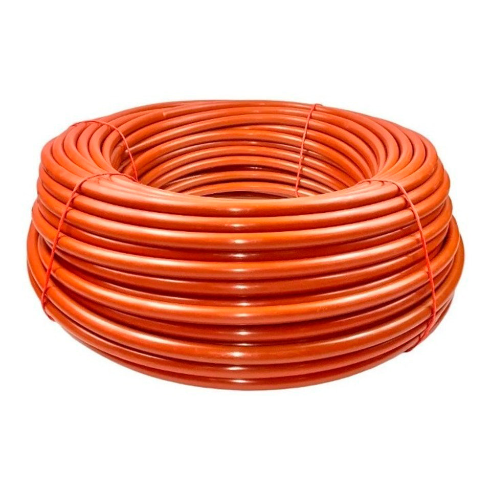 Poliducto Naranja Bicapa Liso 1 Pulgada Rollo 100 Mts – Torke