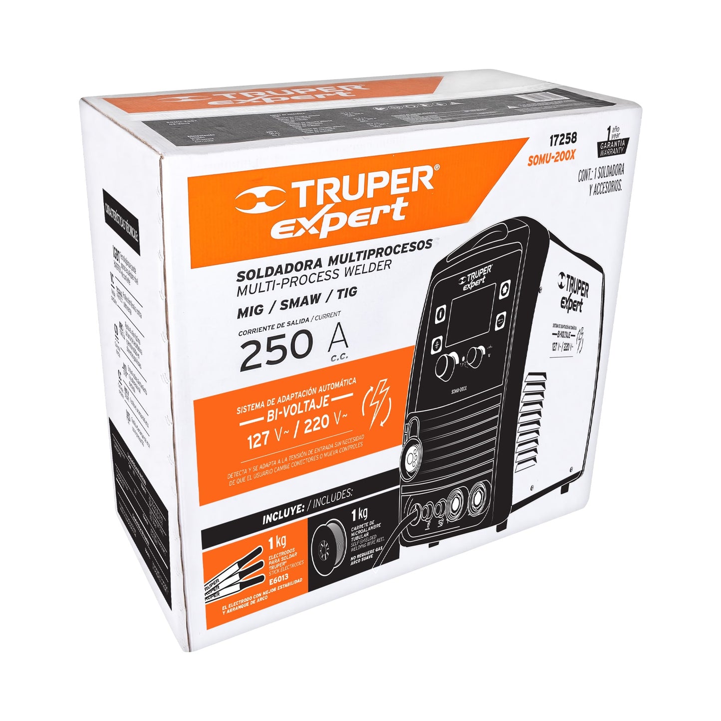 Soldadora Inverter SOMU-250X 60Hz 220V Truper 17259 – Torke