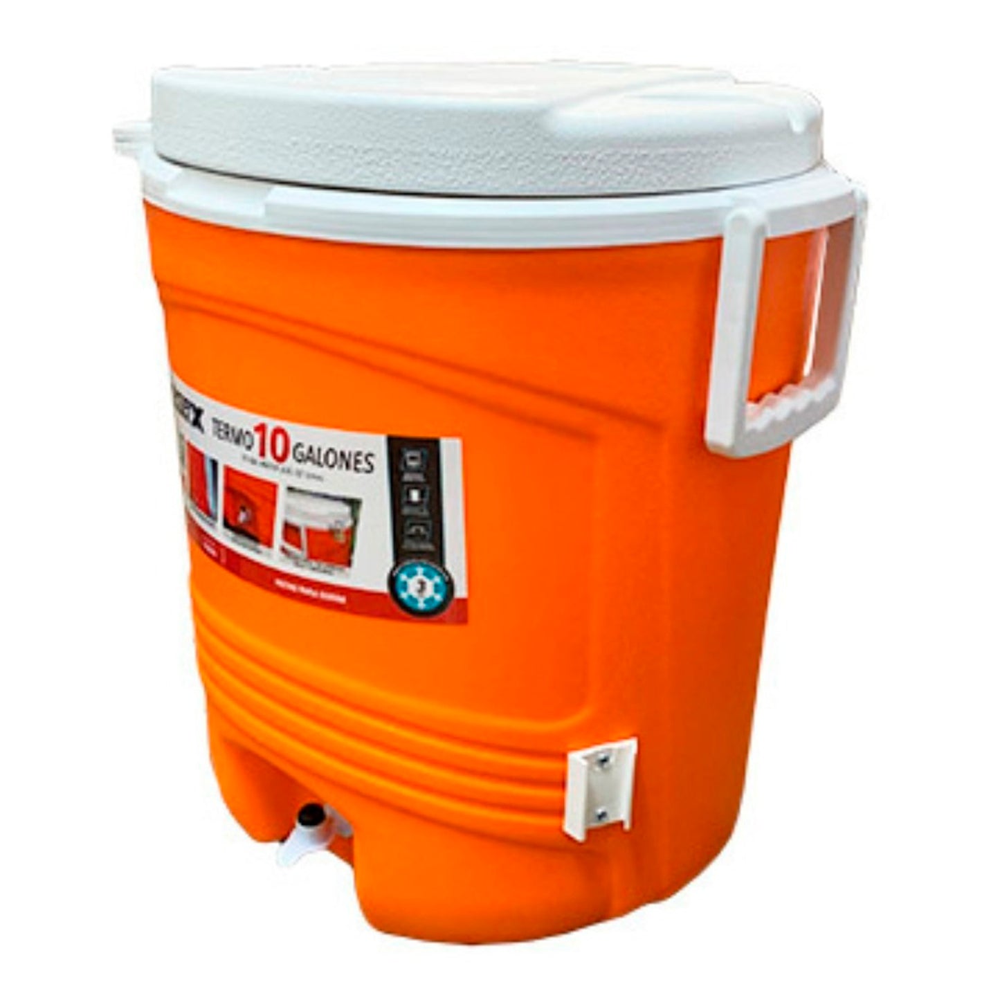Termo 10 Galones Con Dispensador De Agua Nyc Naranja – Torke