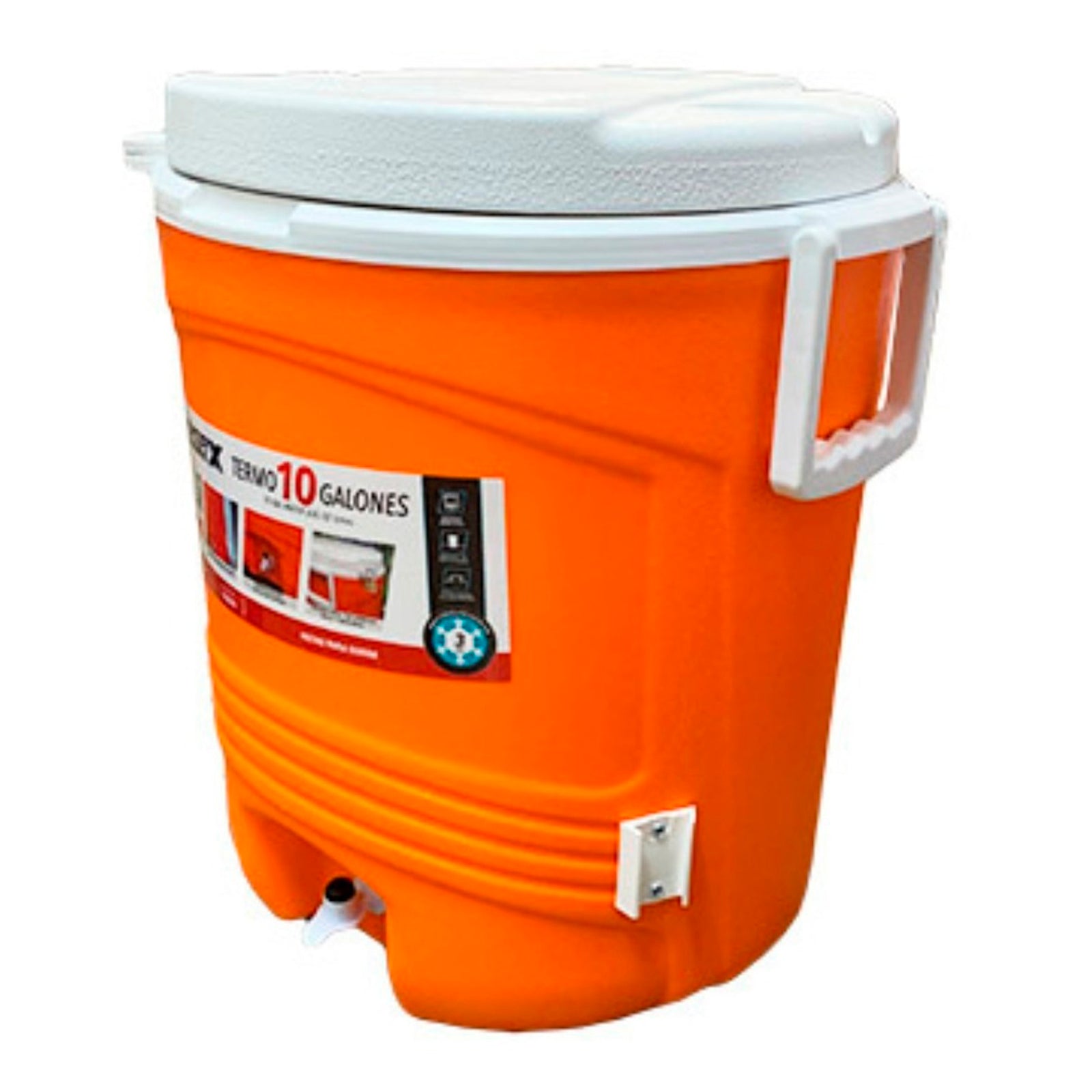 Termo 10 Galones Con Dispensador De Agua Nyc Naranja – Torke
