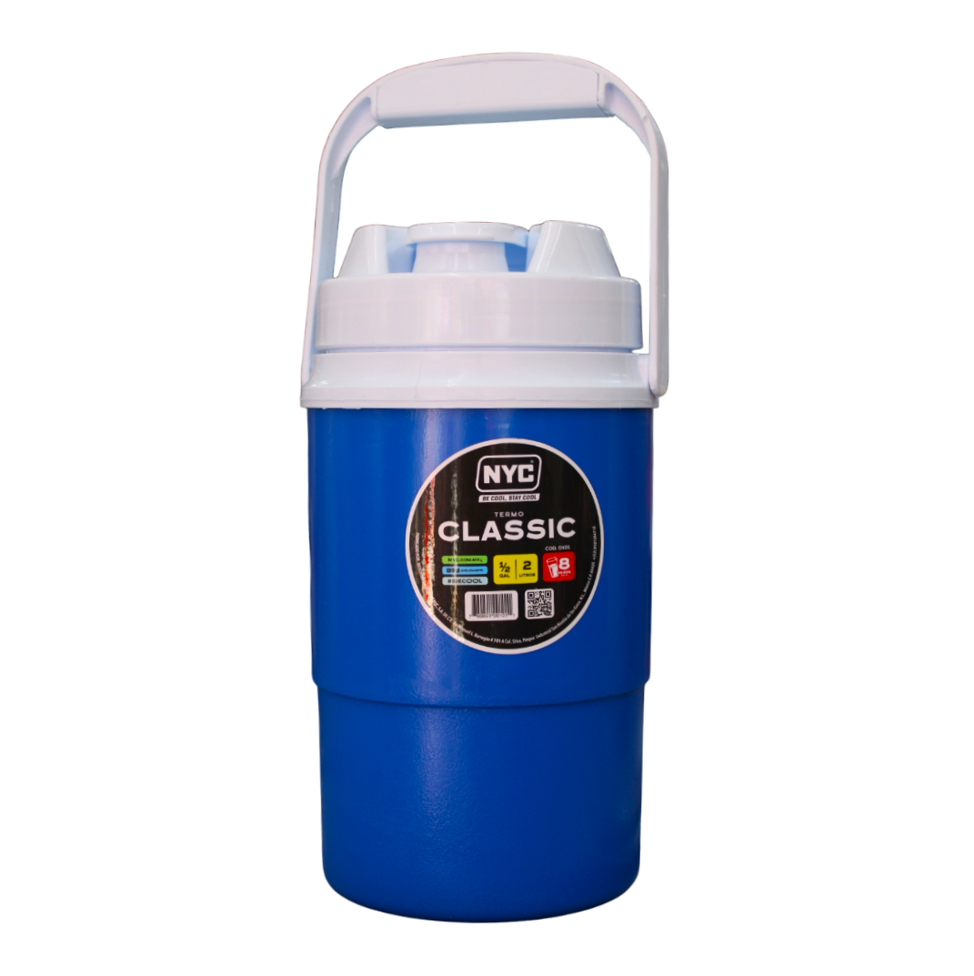 Termo De 1/2 Galón Nyc Classic azul – Torke