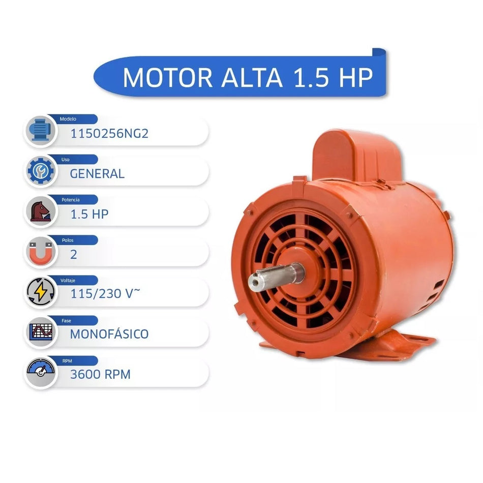 Motor Monofásico 1.5 Hp Siemens Uso General 3550 rpm – Torke