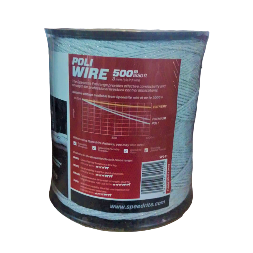 Polywire Hilo Cerco Eléctrico Speedrite 500 M 6 Filamentos – Torke